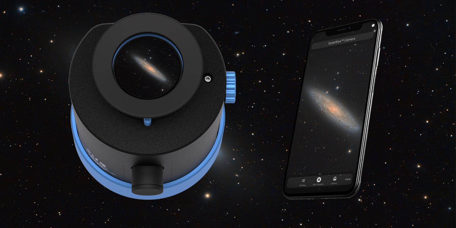 SmartEye | Smart Astrophotography & Digital Eyepiece for Telescopes